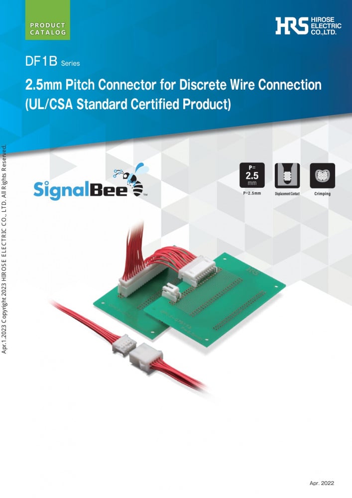 HRS DF1B Series datasheet page 1
