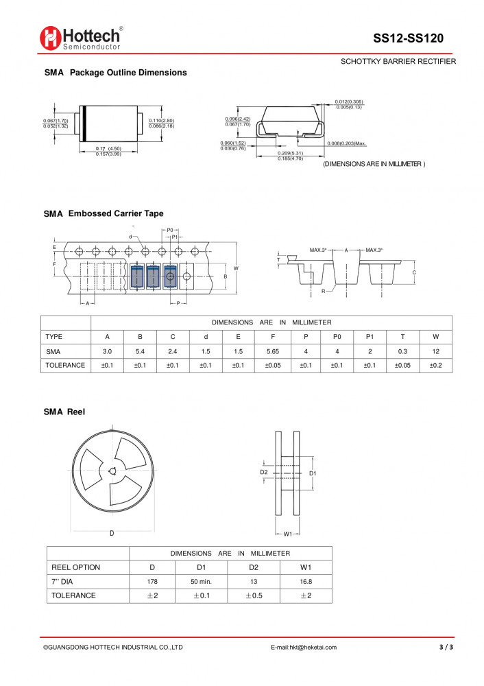 SS110 datasheet page 3
