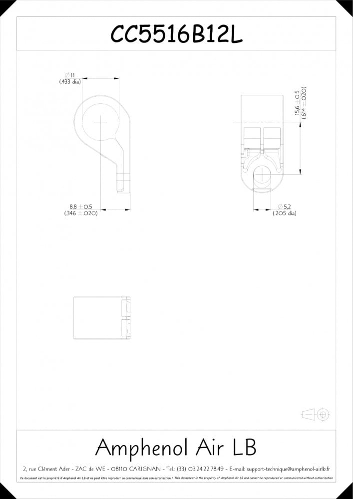 CC5516B12L technical document page 1