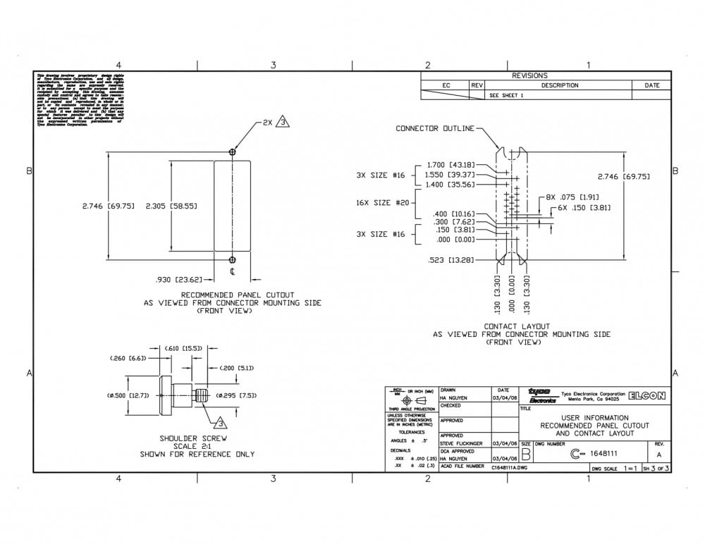 1648111-1 shoulder screw reference drawing
