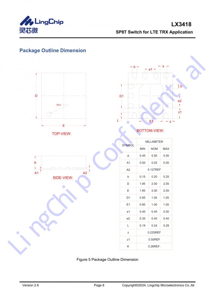 LX3418 datasheet page 8