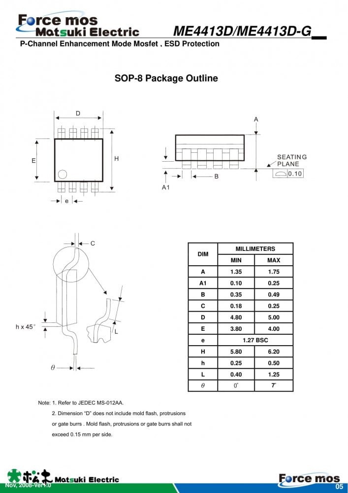 ME4413D-G technical document, page 5