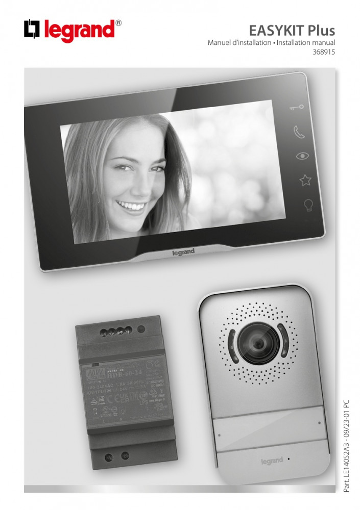 Legrand 368915 installation document page 1