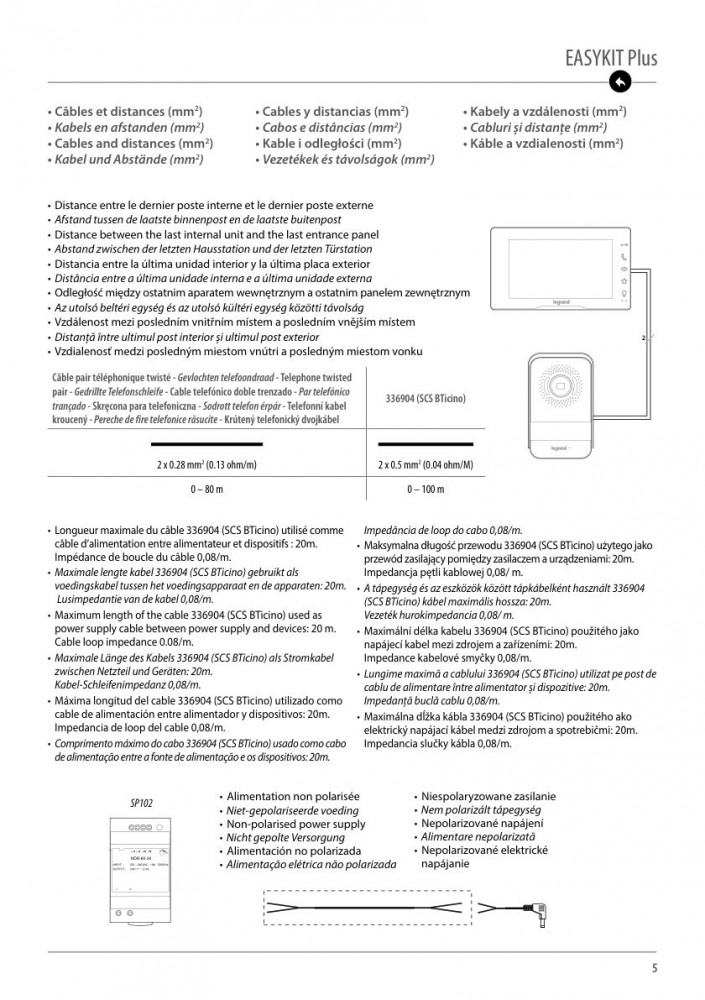 Legrand 368915 installation document page 5