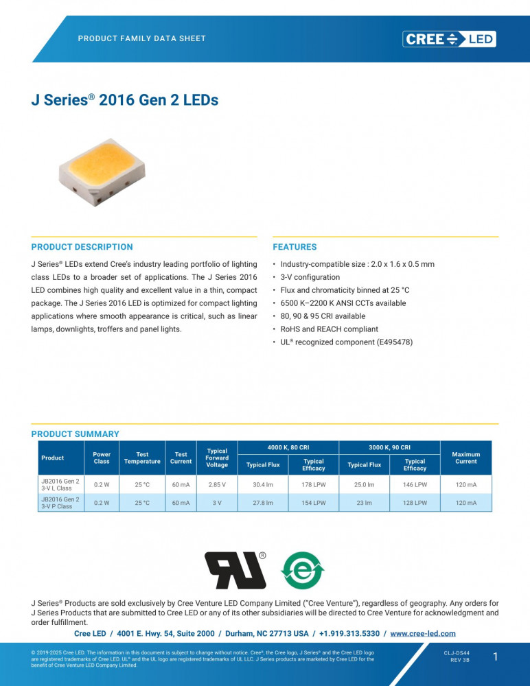 JB2016BWT-L datasheet page 1