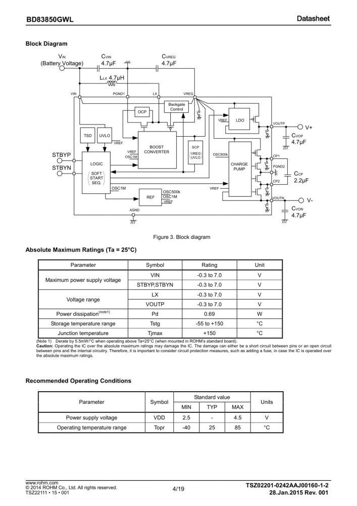 BD83850GWL-E2 document page 4