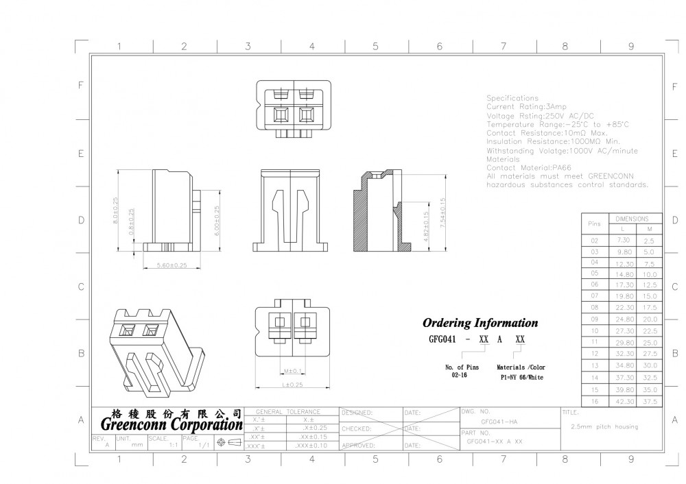 GREENCONN technical drawing page 2
