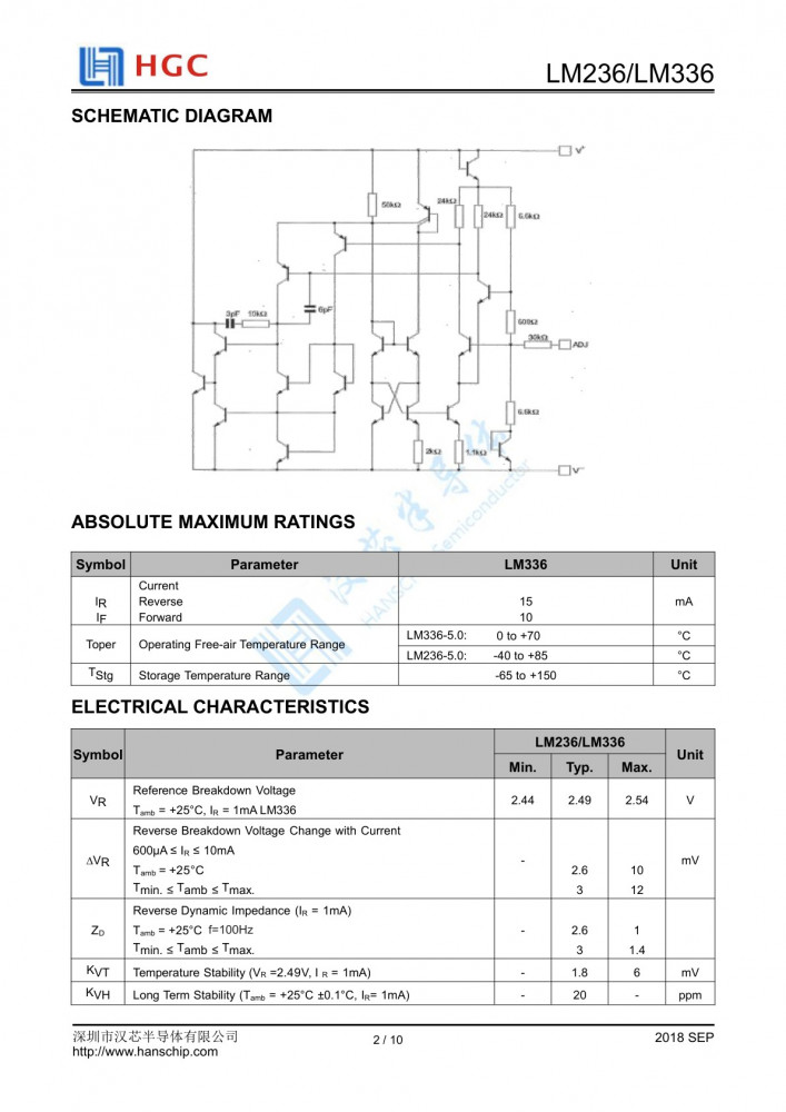 LM336D-2.5RG datasheet page 2