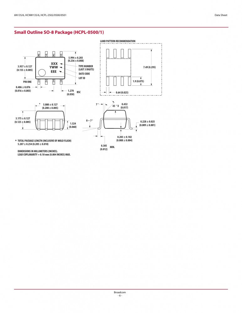 6N136 datasheet page 6