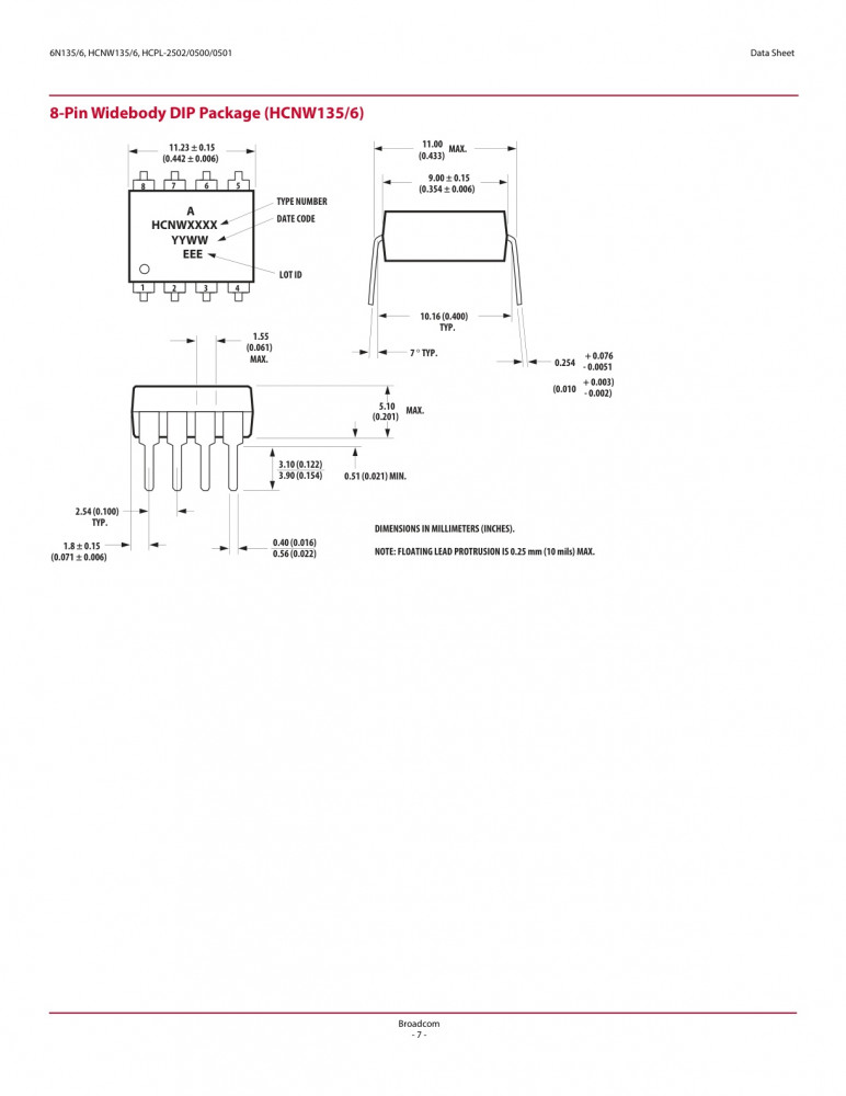 6N136 datasheet page 7
