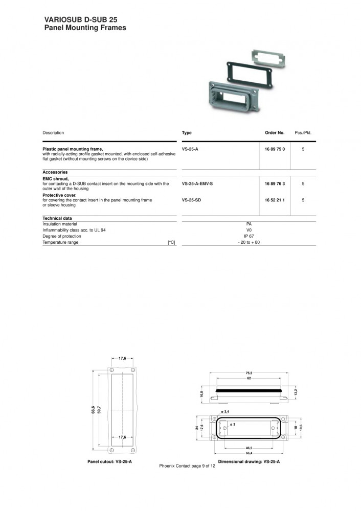 Phoenix Contact 1689792 technical document page 9