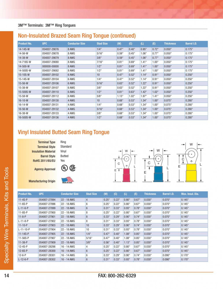3M 13-38S-P technical document page 2