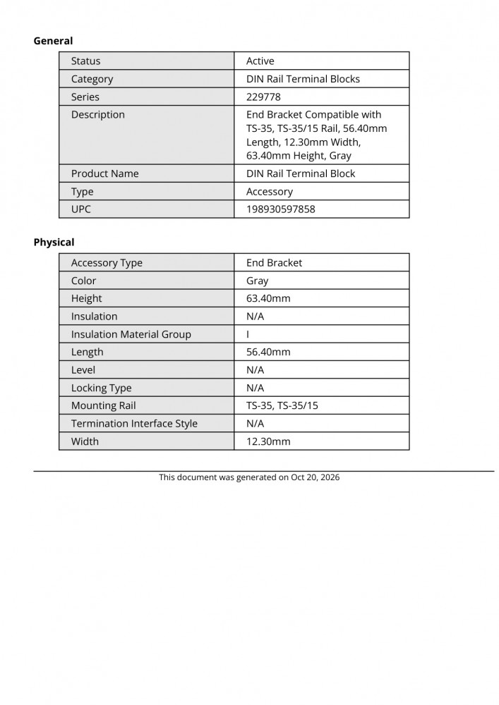 Product document image 2 for MOLEX 2297780143