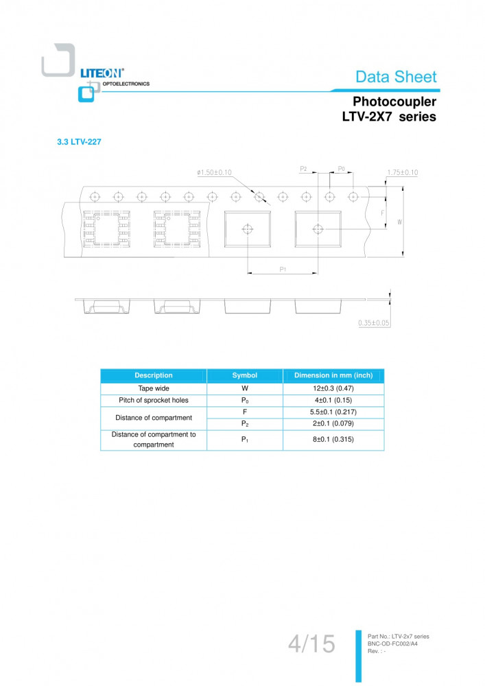 LITEON LTV-2X7 datasheet page 5