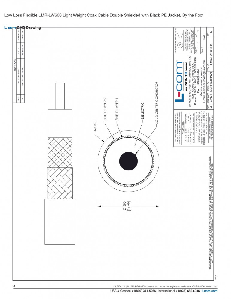 LMR-LW600-LC datasheet page 4