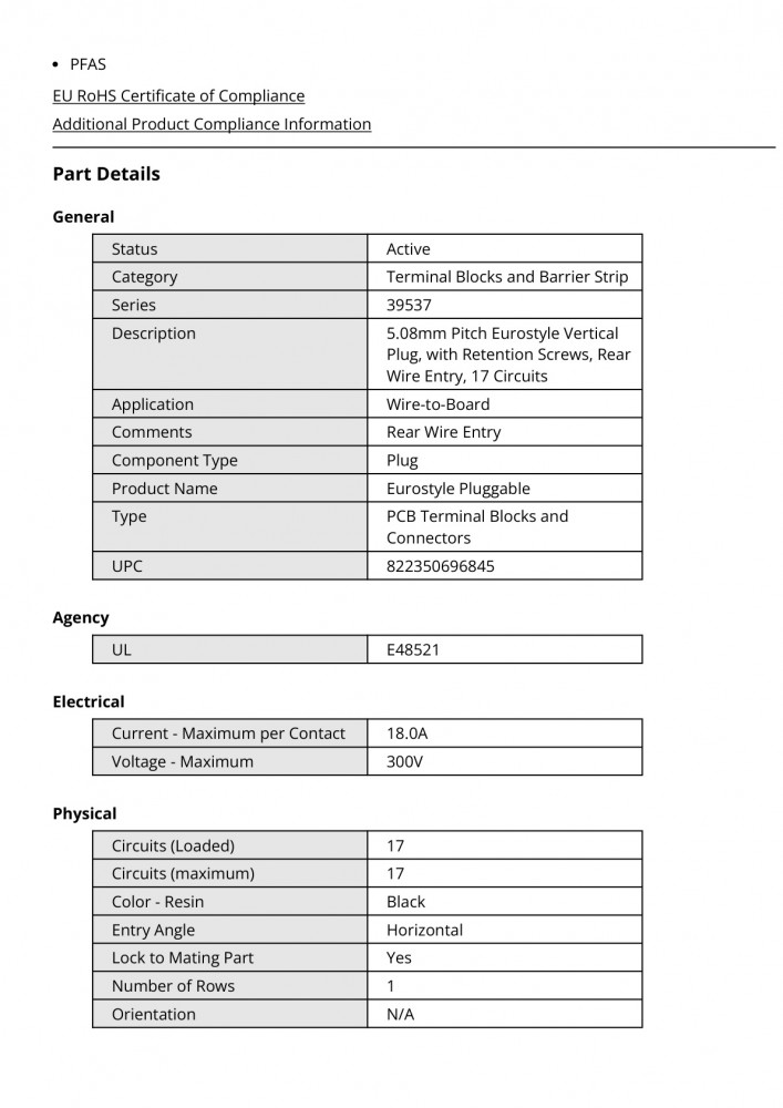 MOLEX 395372017 drawing page 2
