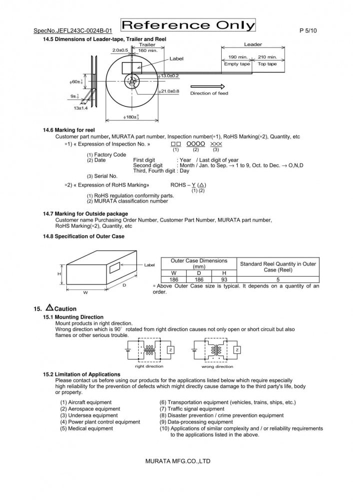DLW21HN900HQ2L reference specification page 5