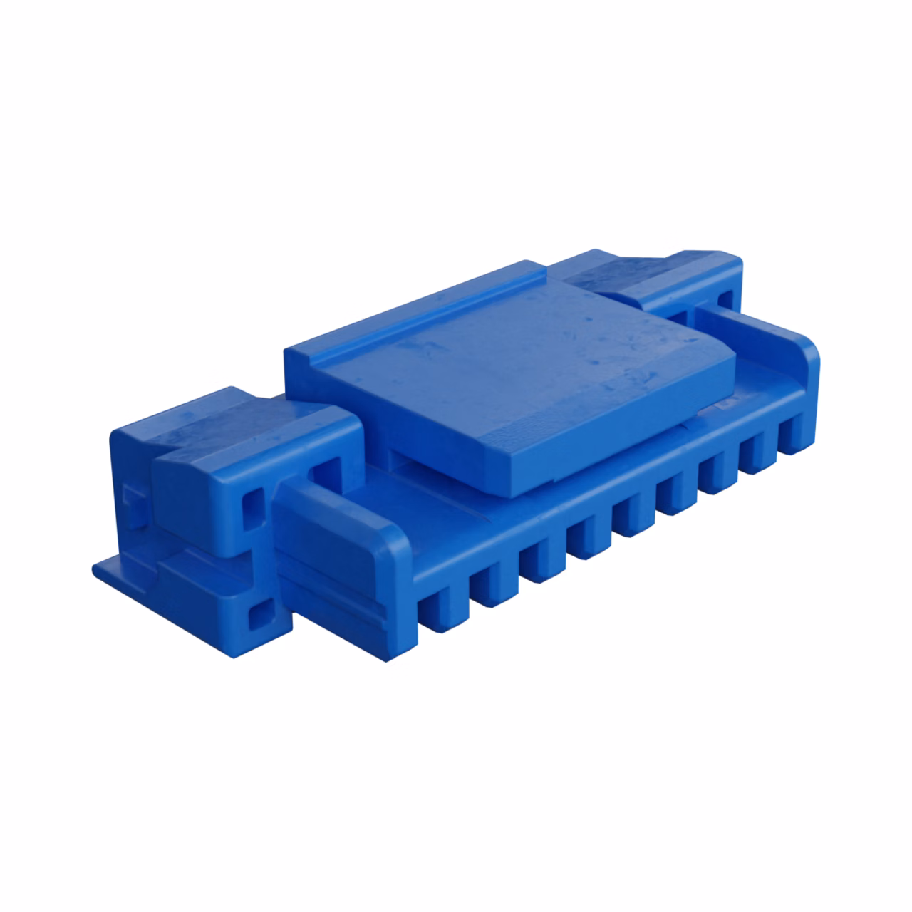 Micro-Lock Plus TPA Type Receptacle Housing, 1.25mm Pitch, Single Row, Positive Lock, 9 Circuits, Blue for sale