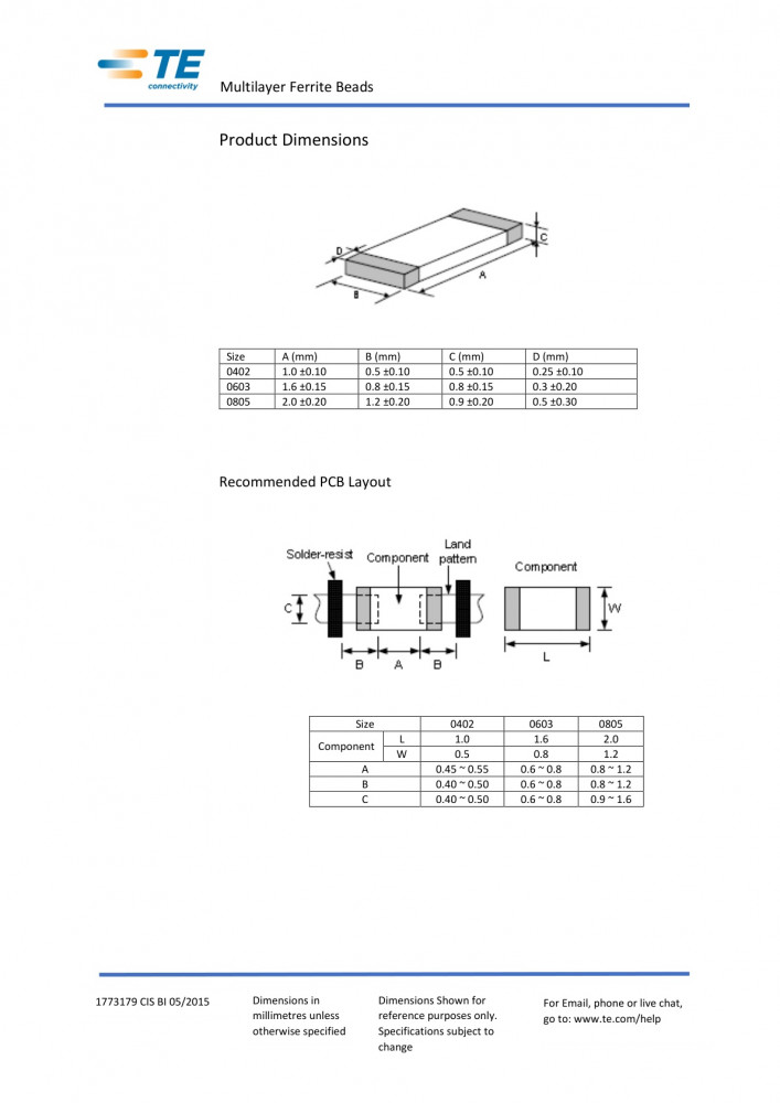 BMB-B Series datasheet page 3