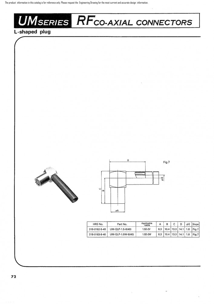 HRS UM Series document page 2