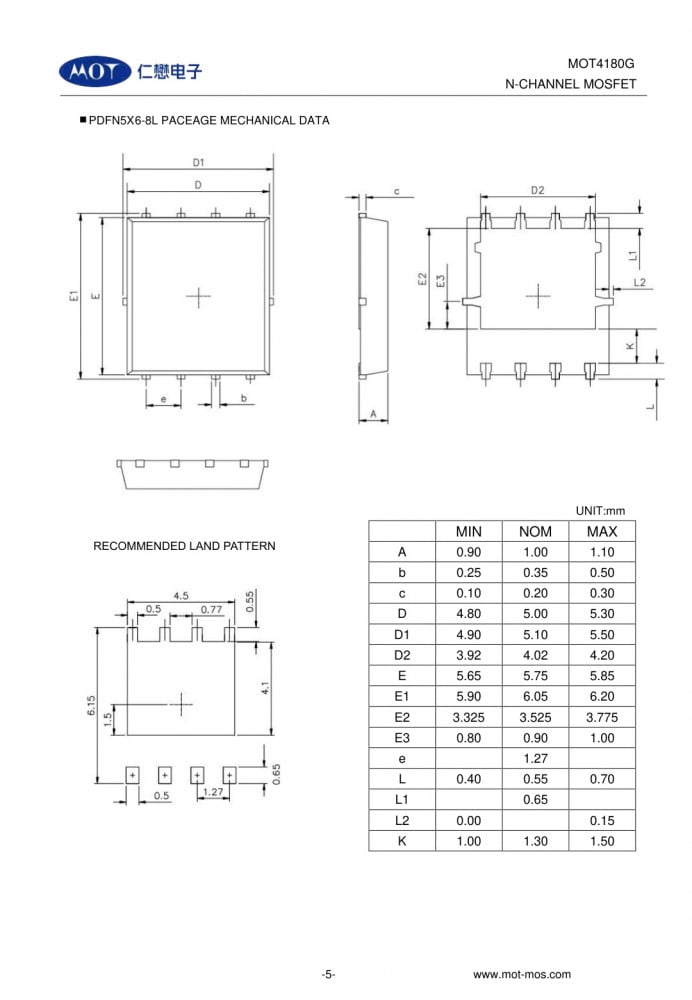 MOT4180G datasheet page 5