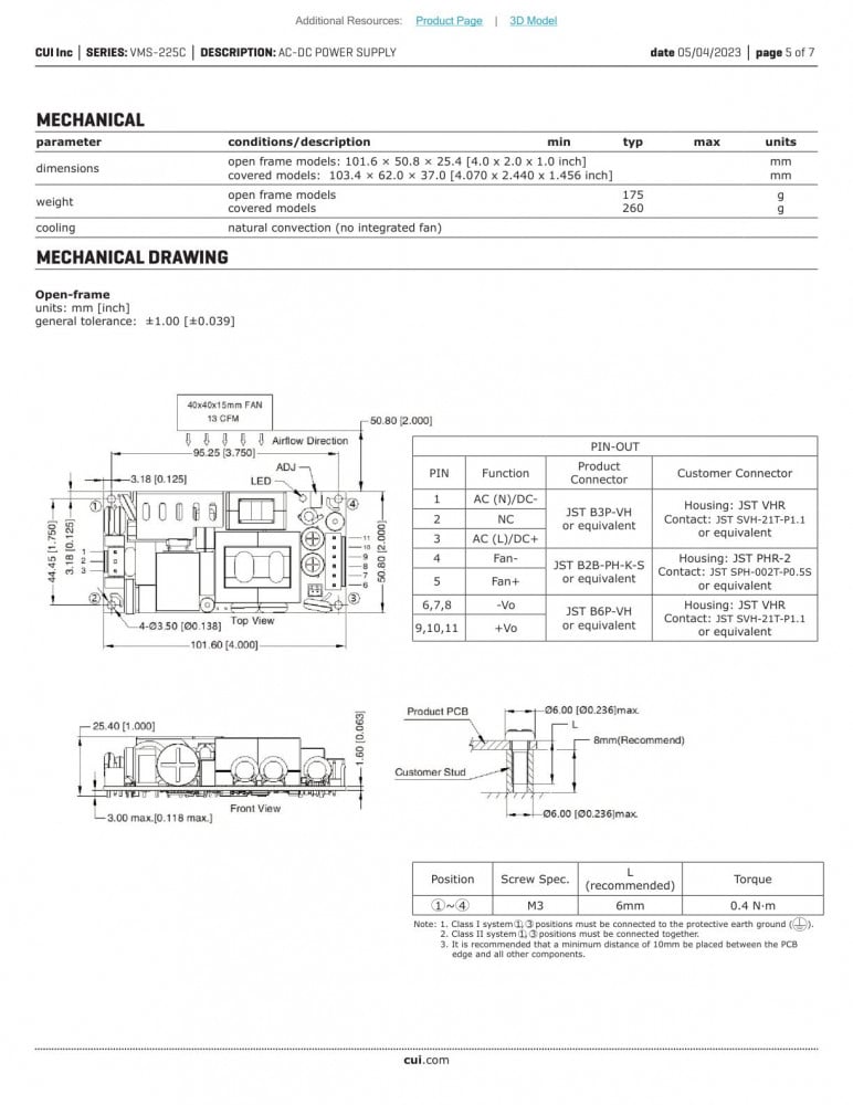 VMS-225C-12 datasheet page 5