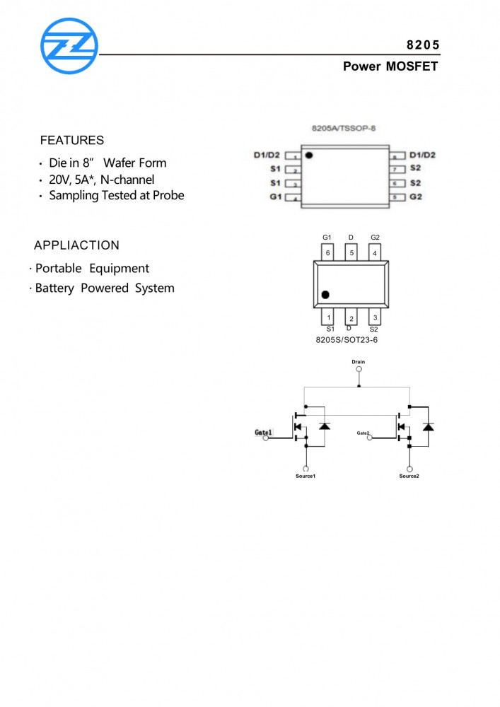 baocheng 8205 datasheet page 1