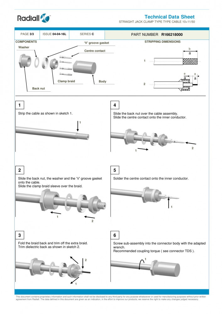 Radiall R166218000 datasheet page 3