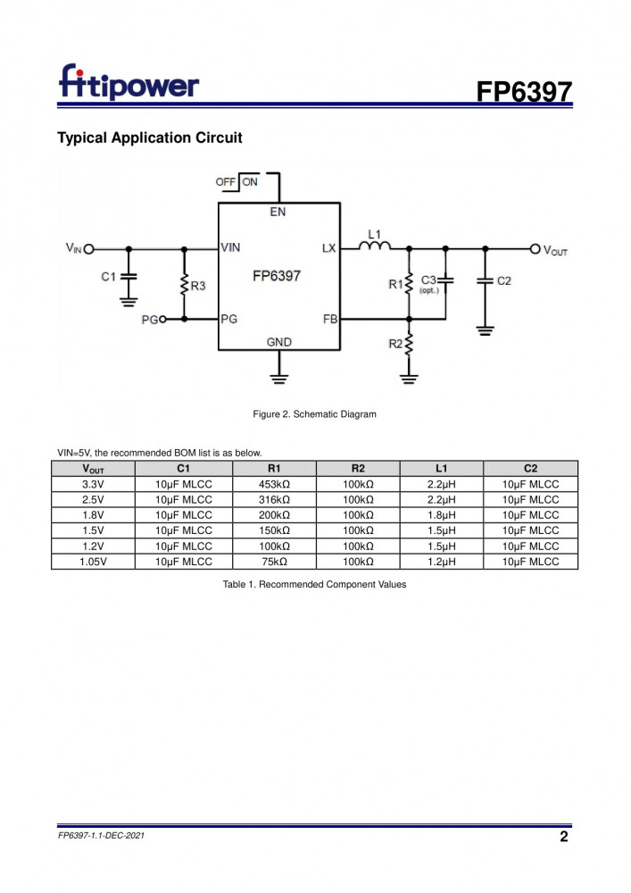 FP6397S5 datasheet page 2