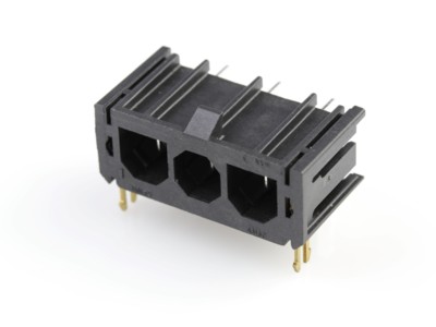 Sabre Right-Angle Header, 7.50mm Pitch, 3 Circuits, Glow-Wire Capable, 5.33mm Tail Length. for 2.40mm PCB, with Board Lock, Complies with the UL1977 finger proof access requirement for sale