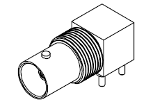 BNC Plug, Straight, Crimp, RG-179 Cable, Brass Body, Nickel (Ni) Plated, 75 Ohms