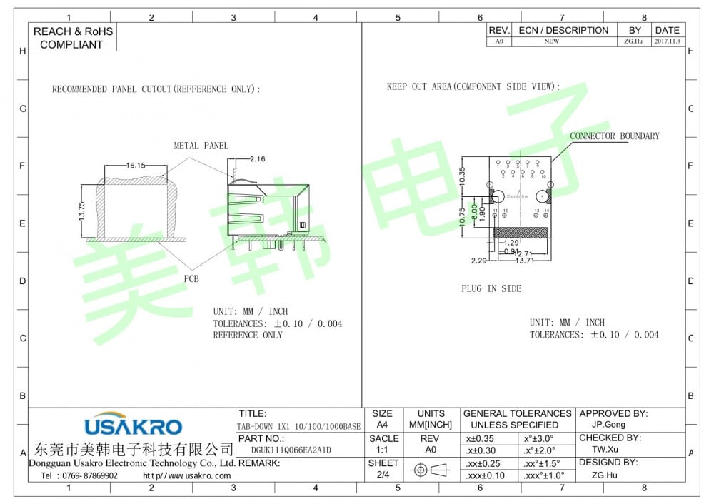 DGUK111Q066EA2A1D datasheet page 2