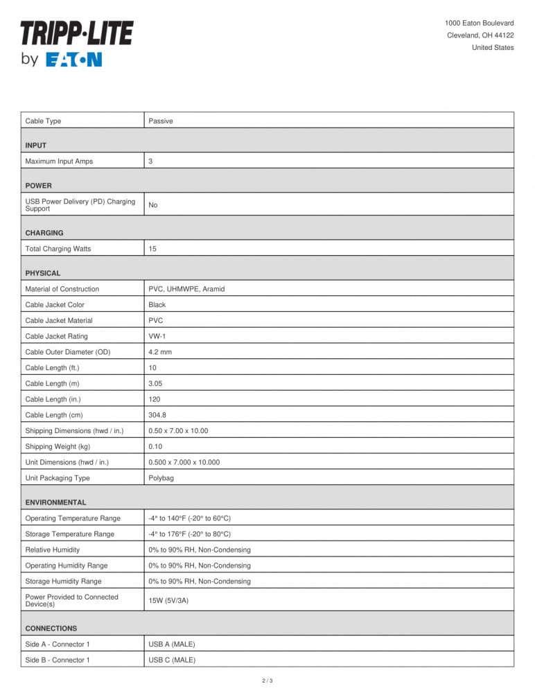 U038-010-GY-MAX technical document page 2