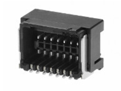 1.25mm Pitch, Micro-Lock Plus PCB Header, Dual Row, Right-Angle, Surface Mount, 0.10µm Gold Plating, Positive Lock, 40 Circuits, Black