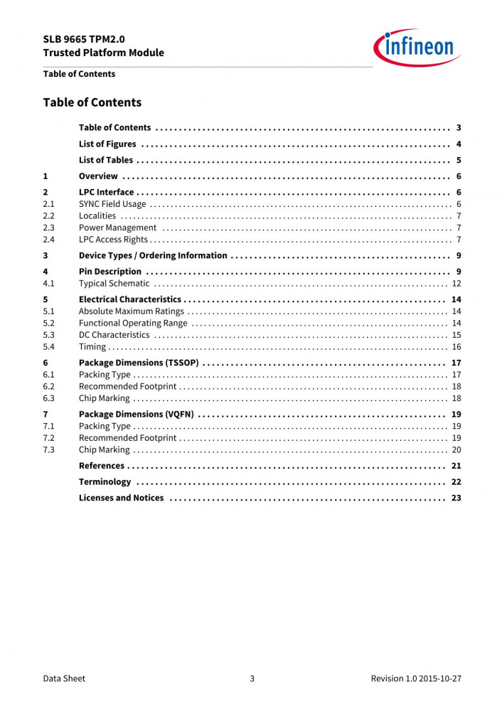 SLB 9665 datasheet page 3