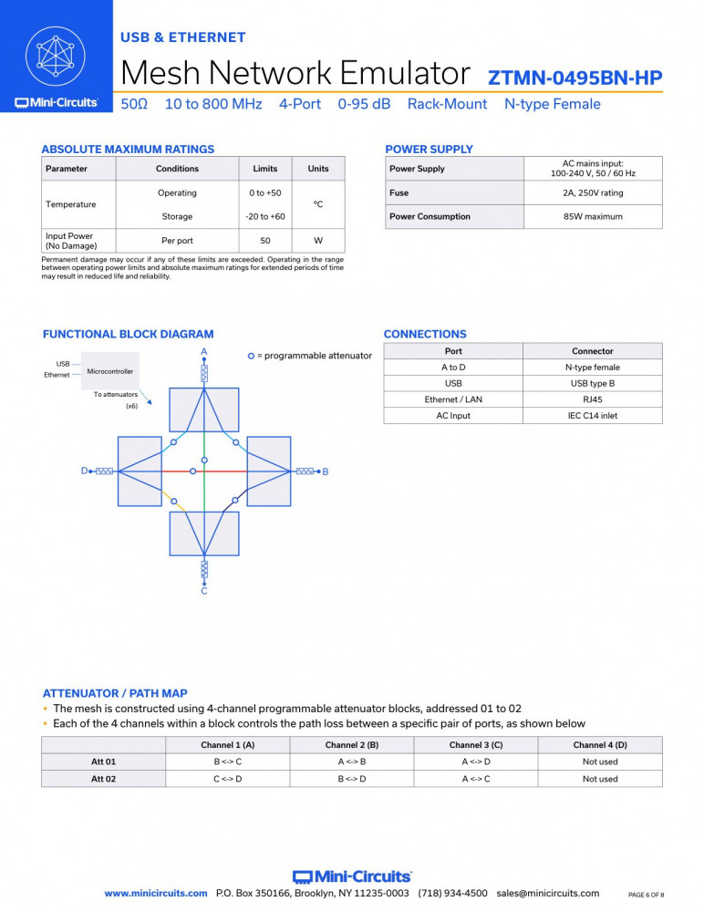 ZTMN-0495BN-HP technical document page 6