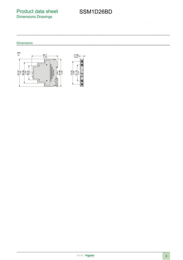 SSM1D26BD technical document page 3