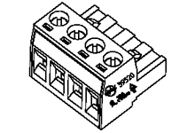 5.00mm Pitch Eurostyle Horizontal Plug, with Standard Imprinting, Black, 19 Circuits