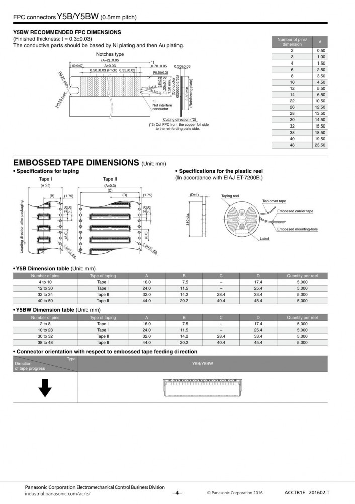 AYF533065T datasheet page 4
