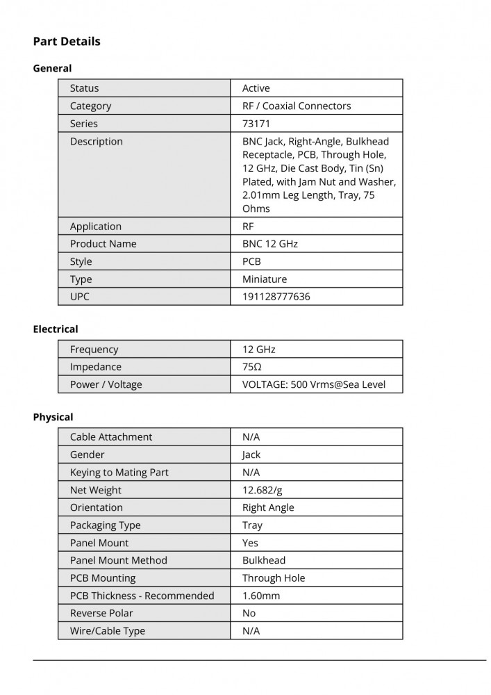 Product document image 2 for MOLEX 731716896