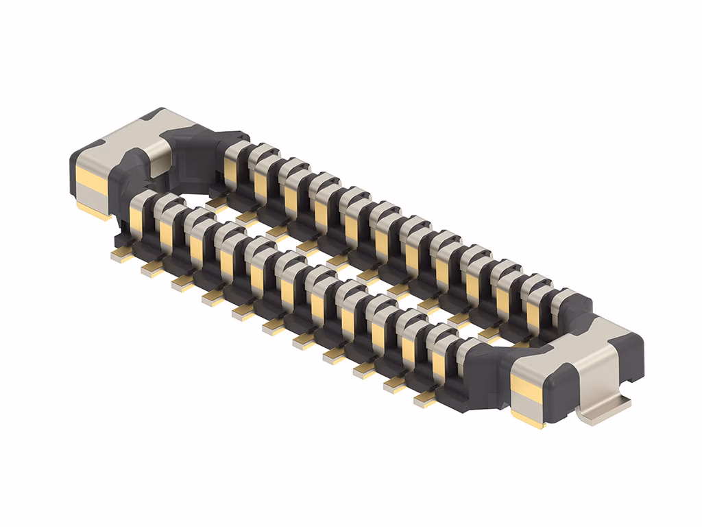 Quad-Row Board-to-Board Plug, 0.175mm Pitch, 0.60mm Mated Height, 2.00mm Mated Width, 44 Circuits, 2 Reels/Carton for sale