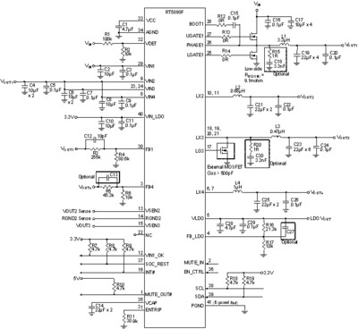 RT5133 - Integrated PMIC with 8-Channel LDOs and 3 GPOs for Camera Module Applications