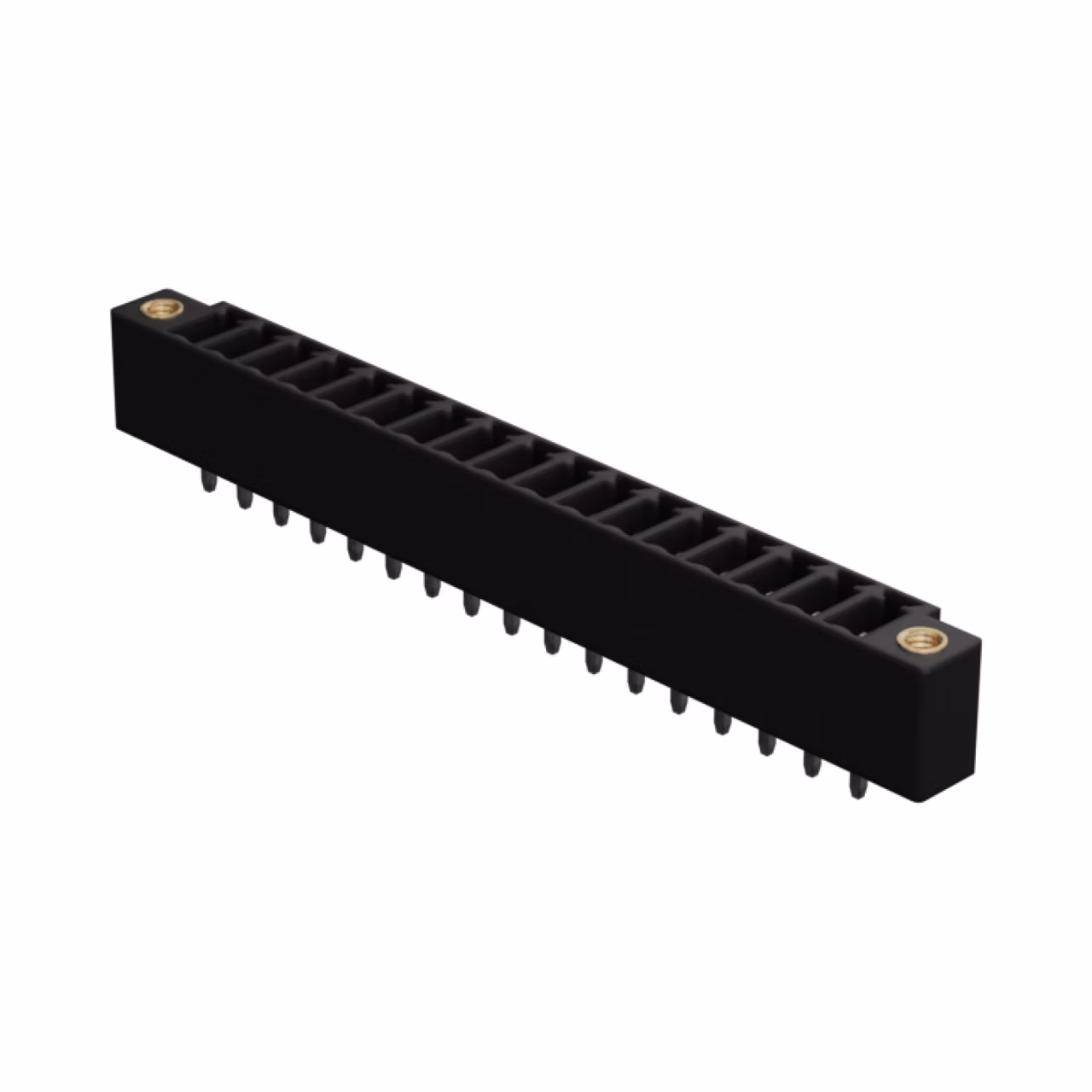 3.81mm Pitch Eurostyle Vertical PCB Header, with Threaded Retention Inserts, 17 Circuits for sale