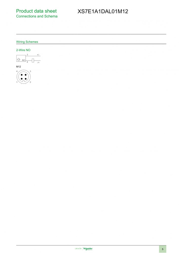 XS7E1A1DAL01M12 technical document page 5