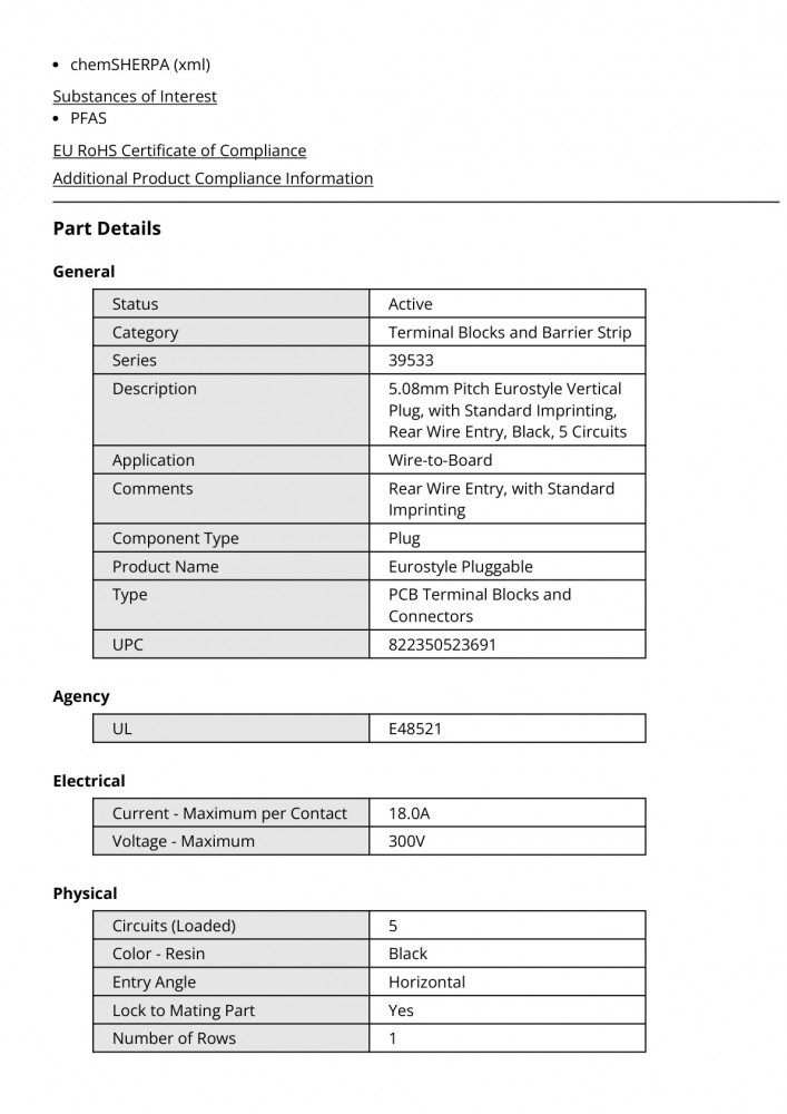 Technical document page 2 for product 395332305