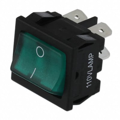 Bulgin H8650VBBBEN577W Rocker Switch