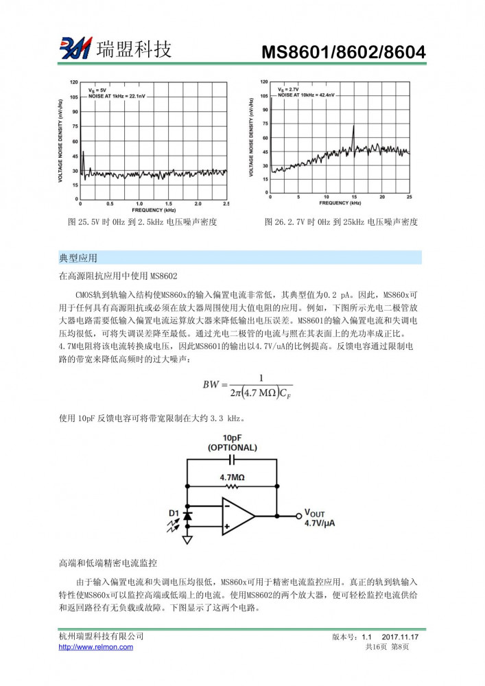 MS8602 datasheet page 8