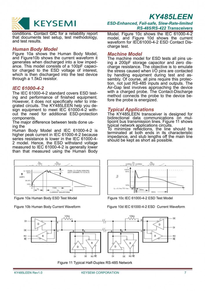KY485LEEN datasheet page 7