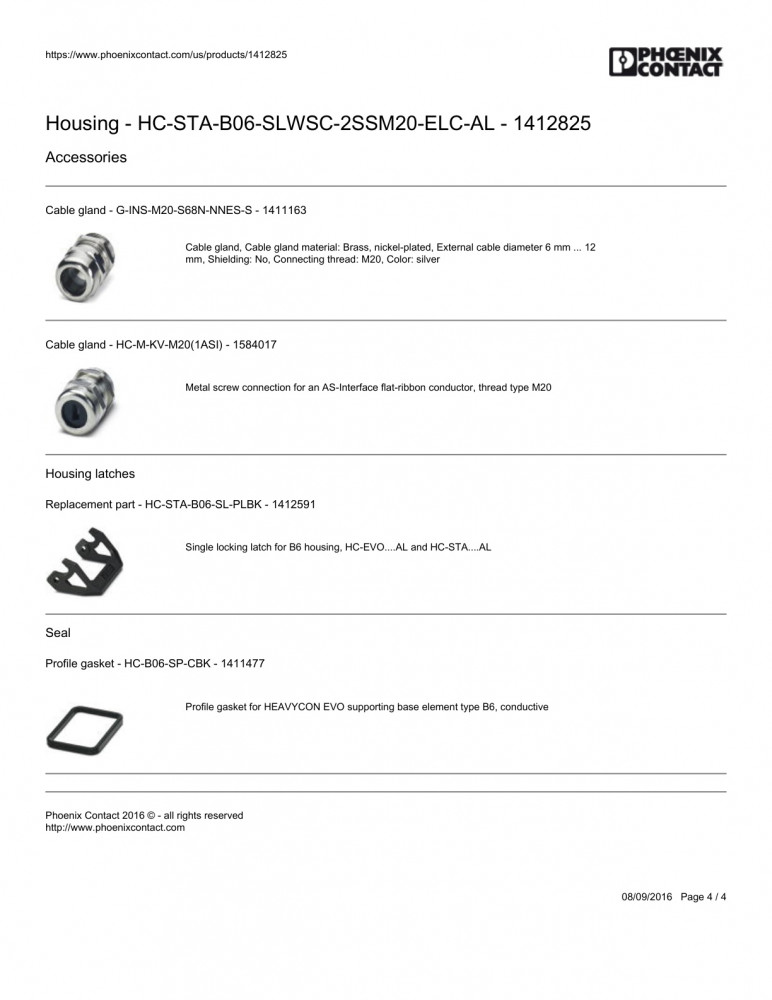 Phoenix Contact 1412825 technical document page 4
