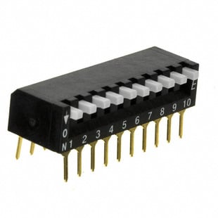 E-Switch KAD10LHGT DIP Switch